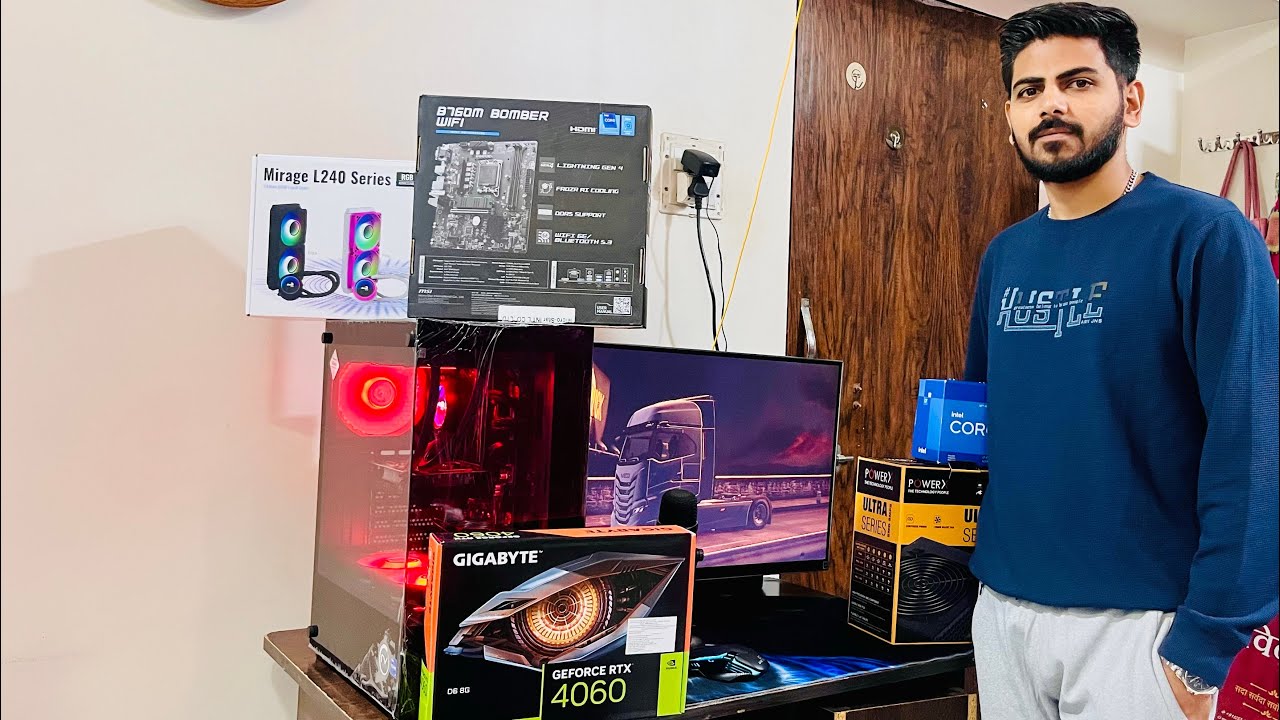 My New Gaming Setup | Gaming Setup With RTX 4060 Graphic Card - YouTube