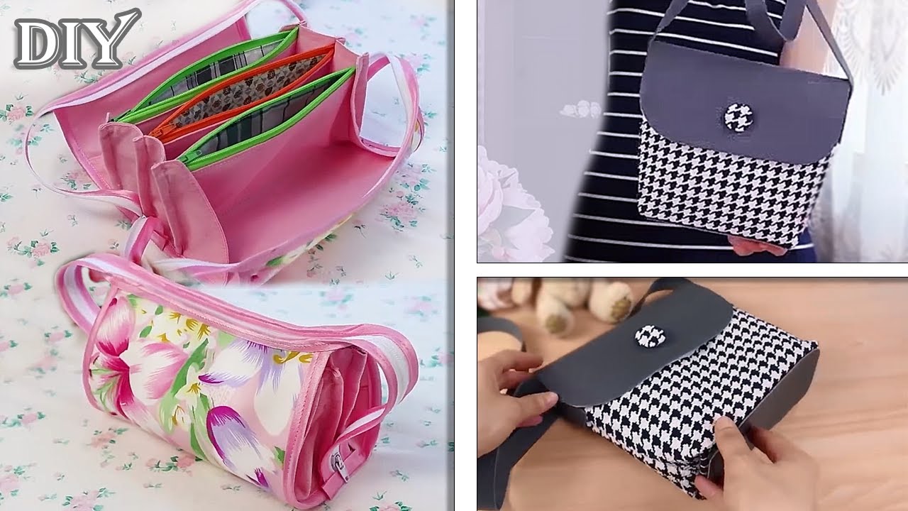 DIY 3 WOMAN BAG IDEAS SEWING HANDMADE TUTORIAL ~ You CAN Even If You ...