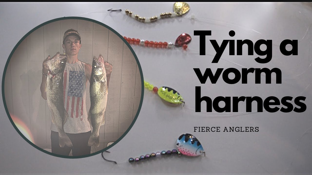 Creating a Walleye Worm Harness - YouTube