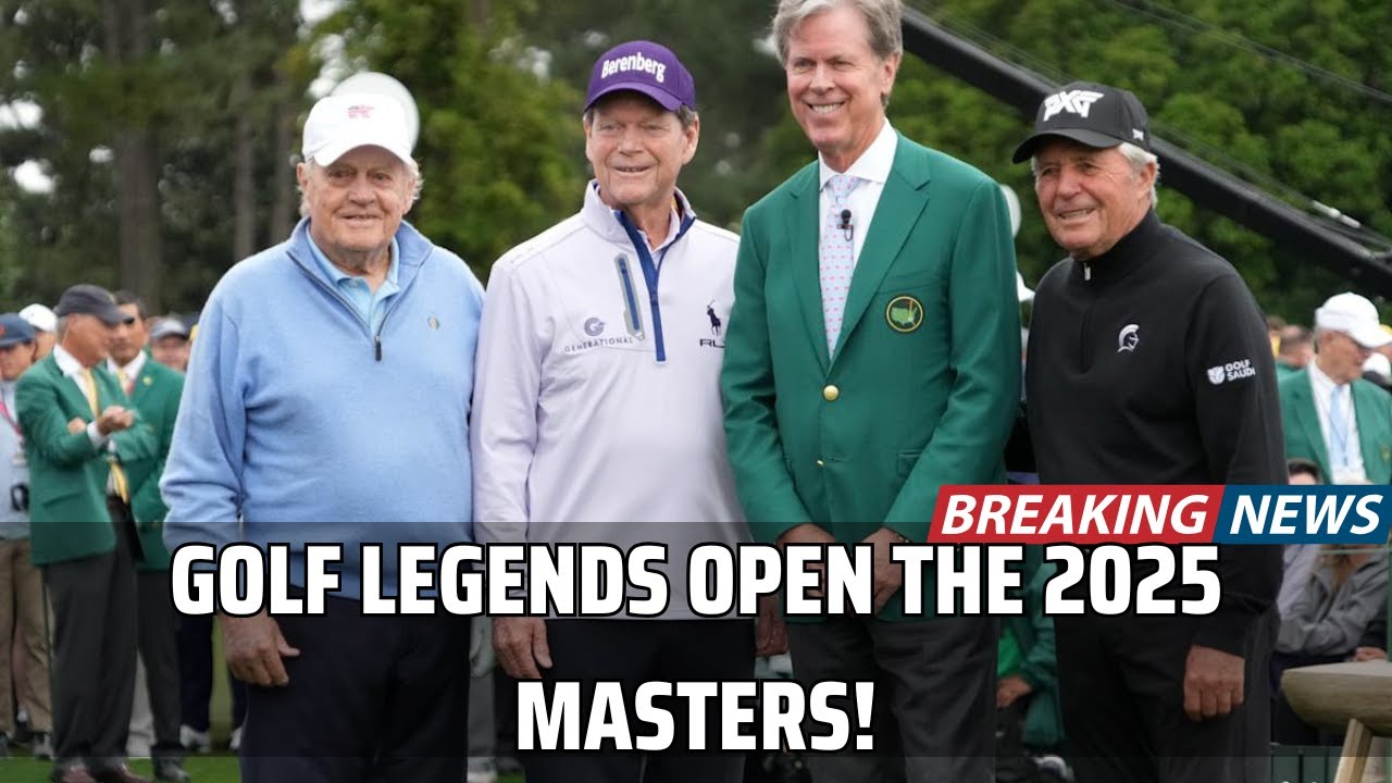 The Masters' Opening Tradition: Golf Legends Kick Off 2025 Tournament ...