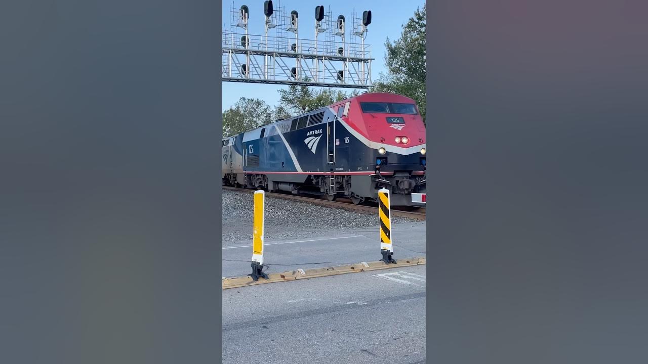 Amtrak 125 VII P42DC Leads Amtrak 48 At Bayview Road Blasdell NY 10/6/24 - YouTube