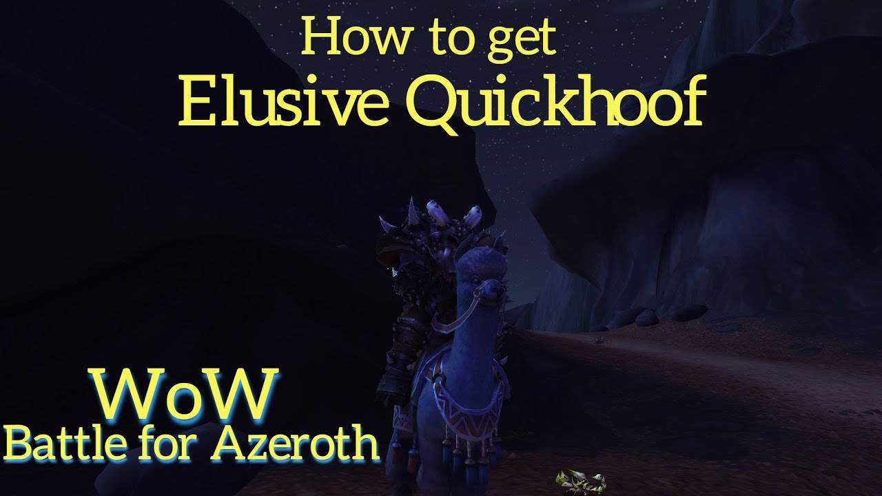How to get Elusive Quickhoof Alpaca mount in World of Warcraft 8.3 ...