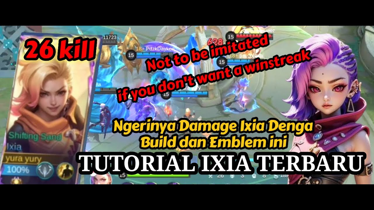 NGERI SEKALI DAMAGE IXIA//TUTORIAL IXIA//26 KILL GENDONG TIM PUBLIK ...