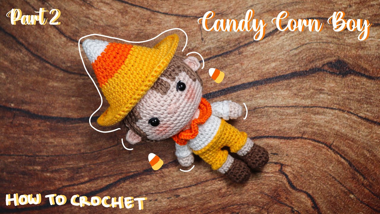 LITTLE CANDY CORN BOY | PART 2 | SHOES & LEGS, BODY, COLLAR, ARMS ...