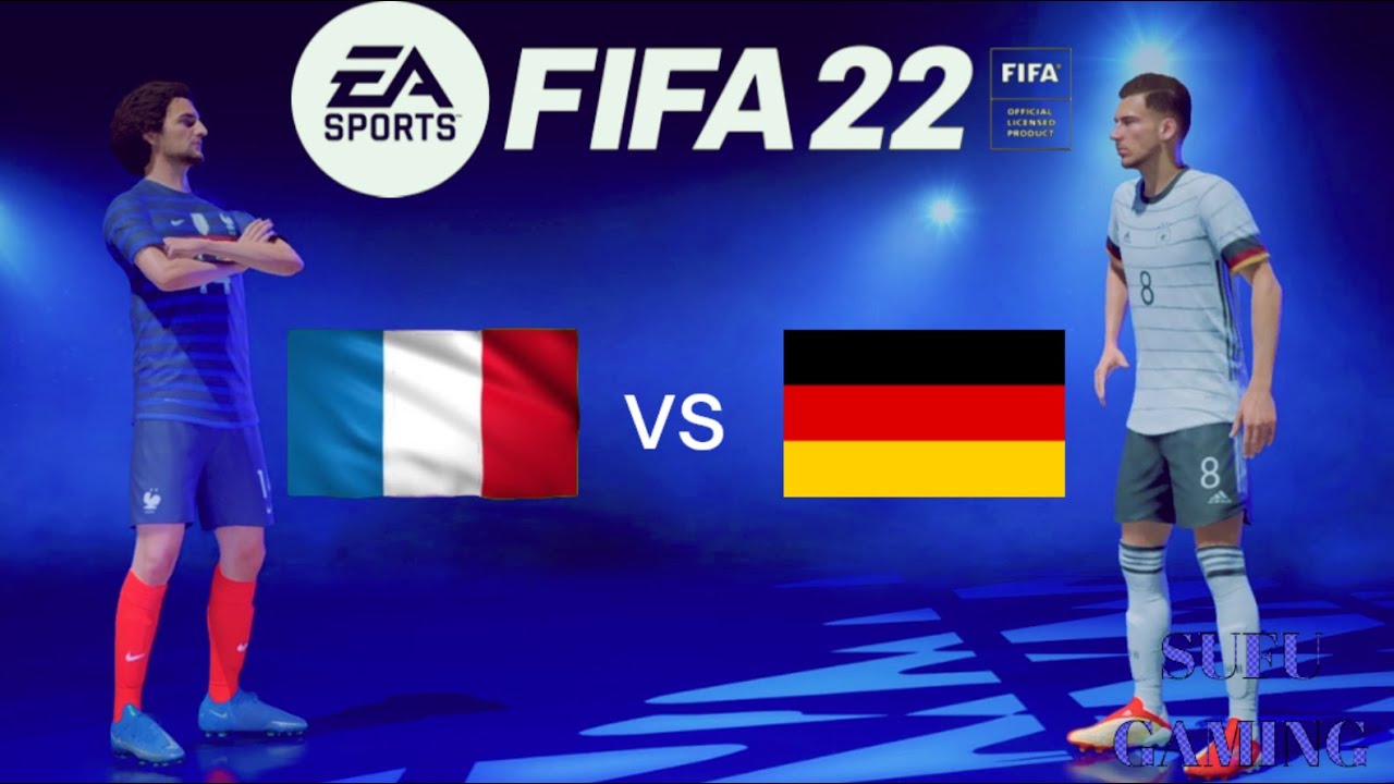 FIFA 22 - France vs Germany Full match and Highlight, FIFA22 on PS4 ...