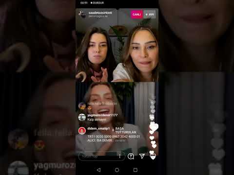Saadet Özsırkıntı ve Çağla Demir'in canlı yayını