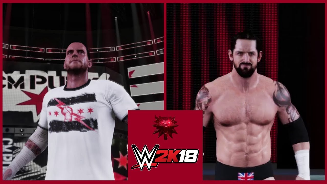 WWE 2K18 : CM Punk vs. Wade Barrett - PC MODS - YouTube