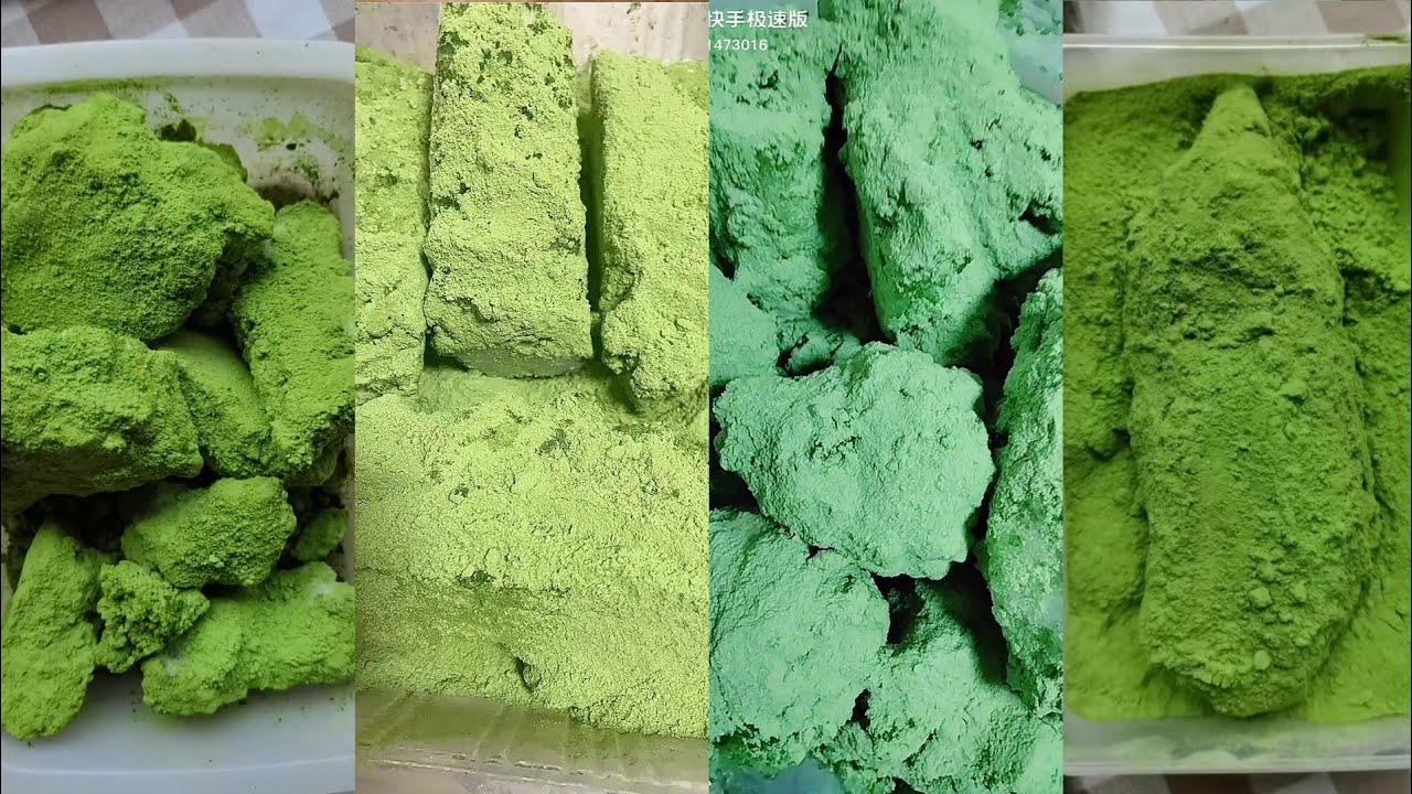 [BitesOnly] || Green Crispy Crunchy Matcha Ice Bites || - YouTube