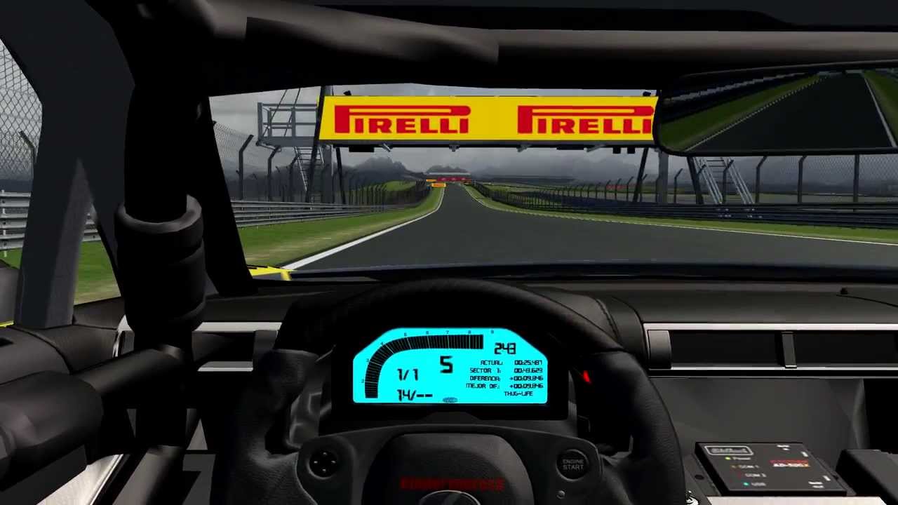 India Buddh Lexus LFA GT1 rFactor On Board - YouTube