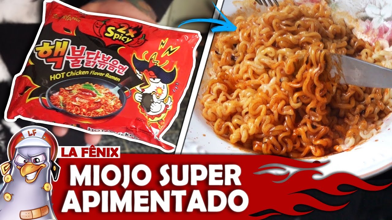 PROVANDO O MIOJO MAIS APIMENTADO DO MUNDO (ft NINJA & POLDO) - YouTube