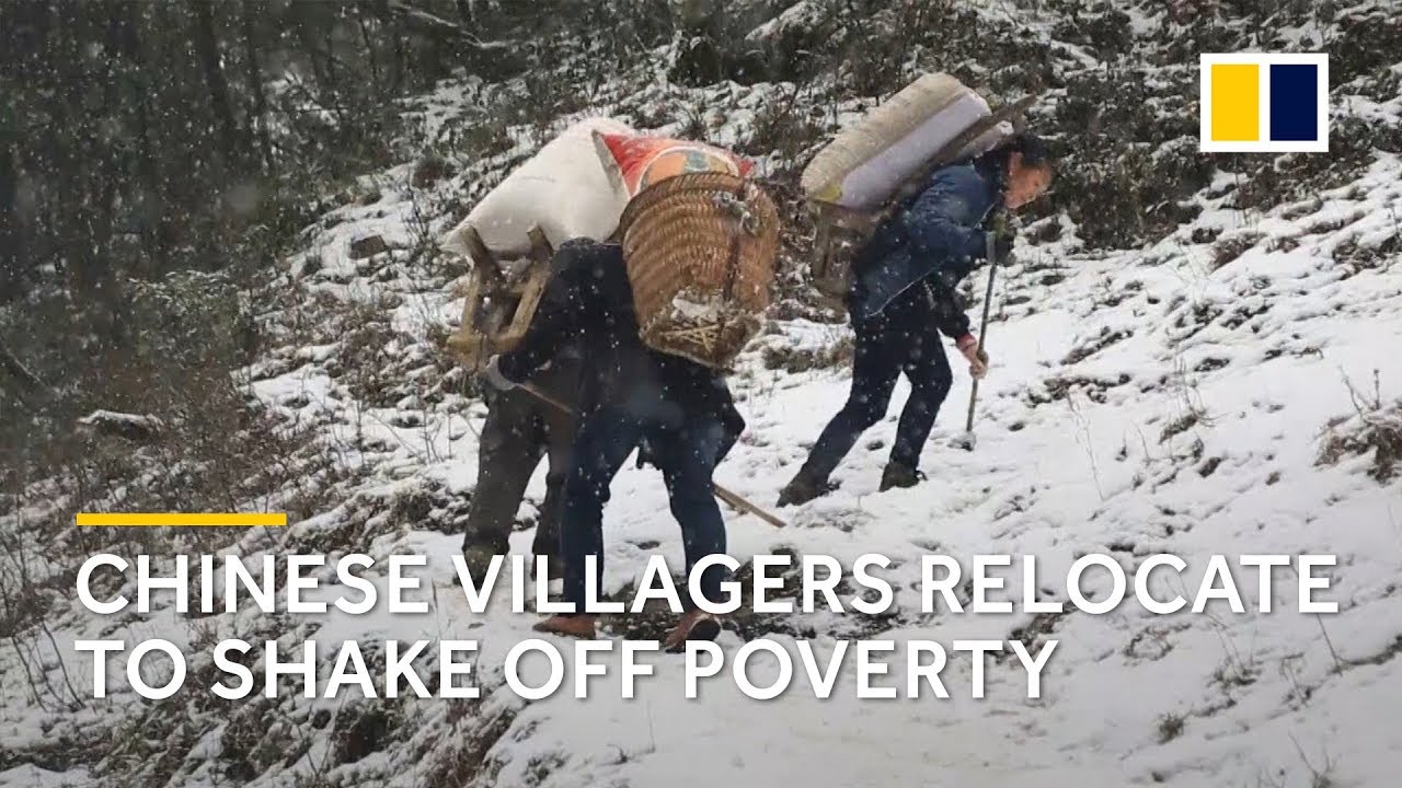 Extreme poverty in China: poor villagers in southwest China relocate ...