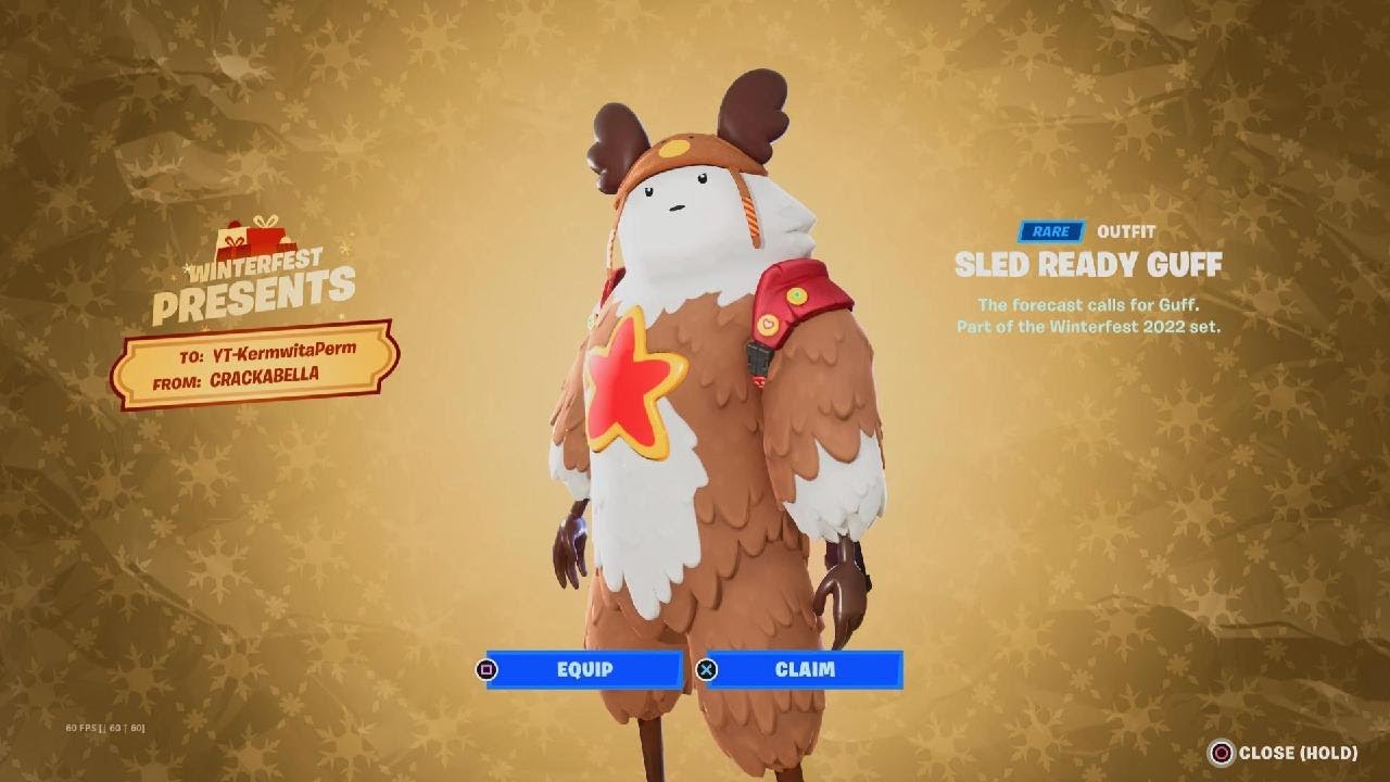 How to get FREE Sled Ready Guff Skin in Fortnite - YouTube