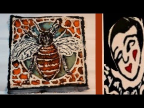 Ironing WAX From Batik Bee Fabric - YouTube