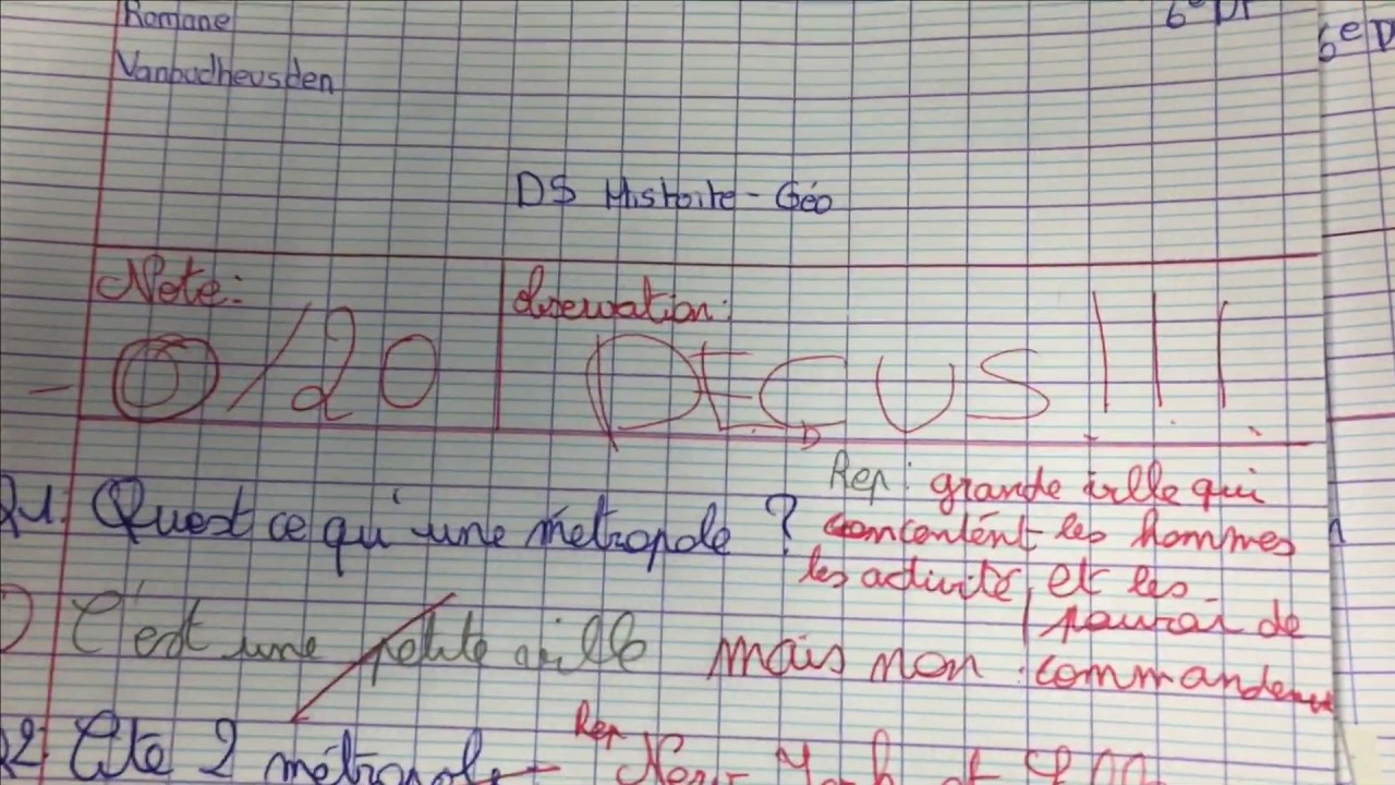 VIVE LES NOTES!!!!(ça tourne mal) EXPLICATION - YouTube