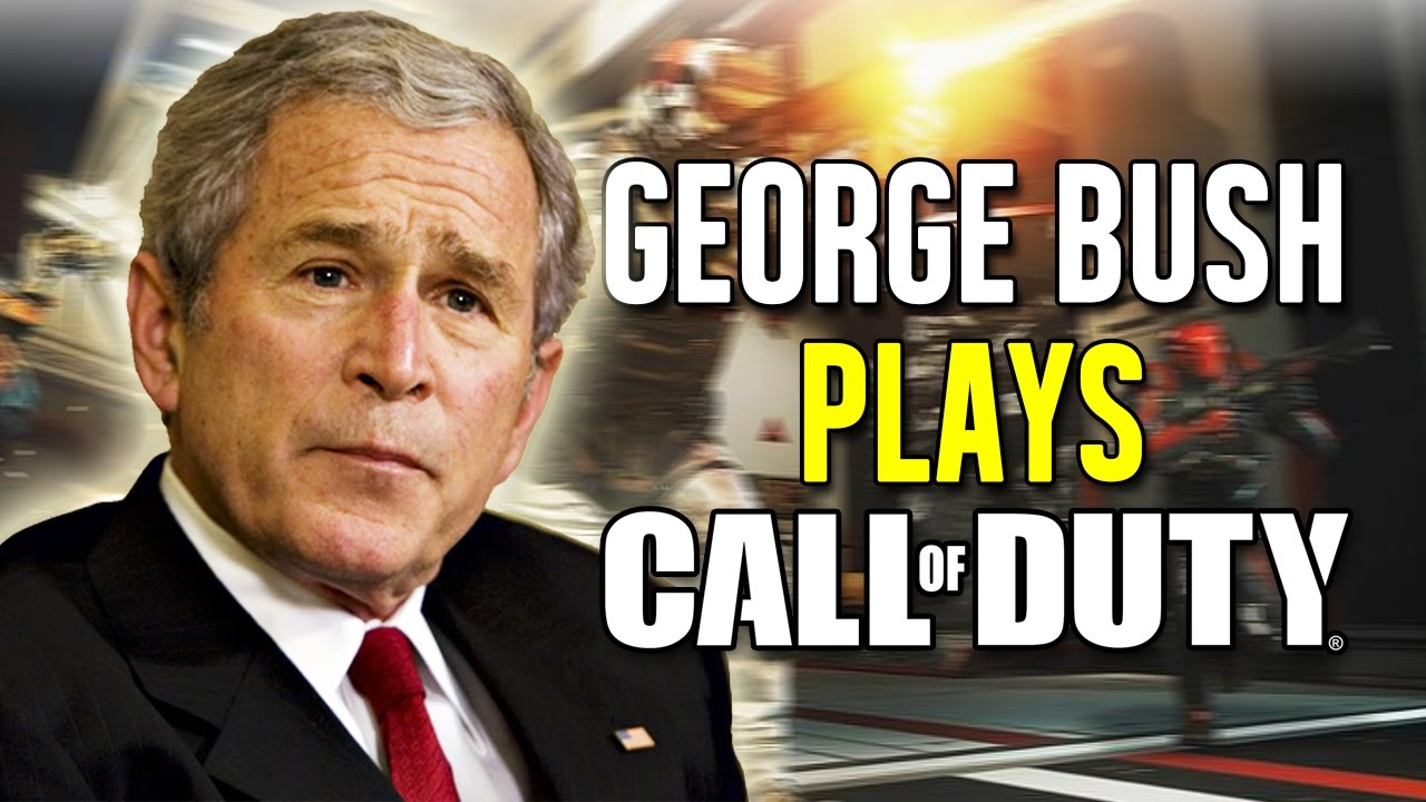 George Bush Plays Call of Duty! - YouTube