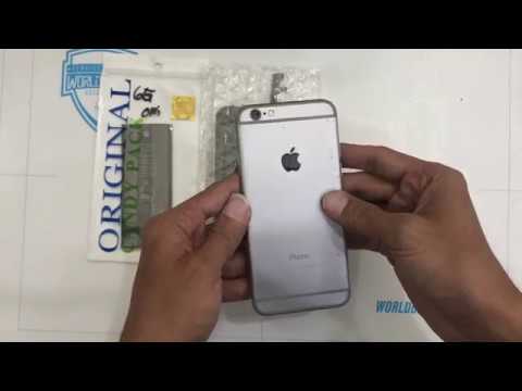 Cara ganti Baterai dan LCD + Layar Sentuh Apple iPhone 6 - YouTube