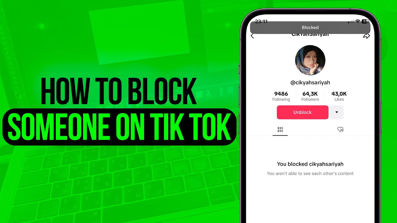 How to Block Someone on Tik Tok | Full Guide (2023) - YouTube