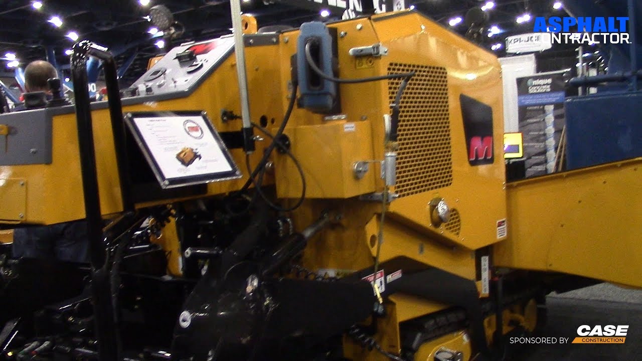 Mauldin Introduces New Path Paver at World of Asphalt - YouTube
