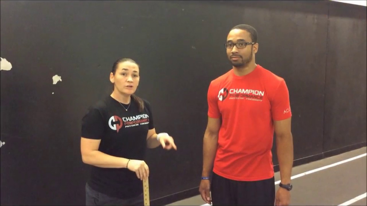 Single leg Triple Hop Test for Distance - YouTube