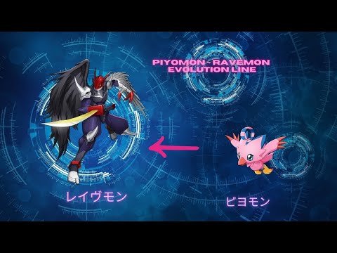 Saberdramon - Ravemon ~ Evolution Line - YouTube