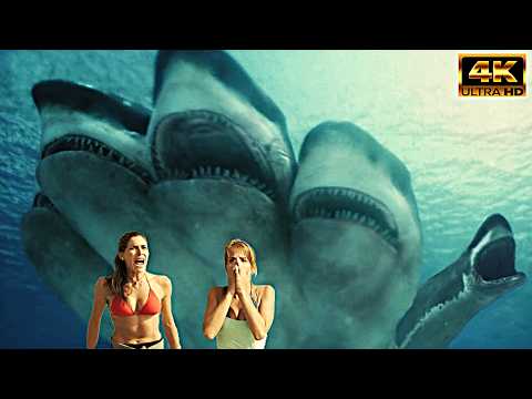 5 Headed Shark Attack - La Trasformazione, gli Attacchi e la Morte dello Squalo con 5 teste (4K HFR)
