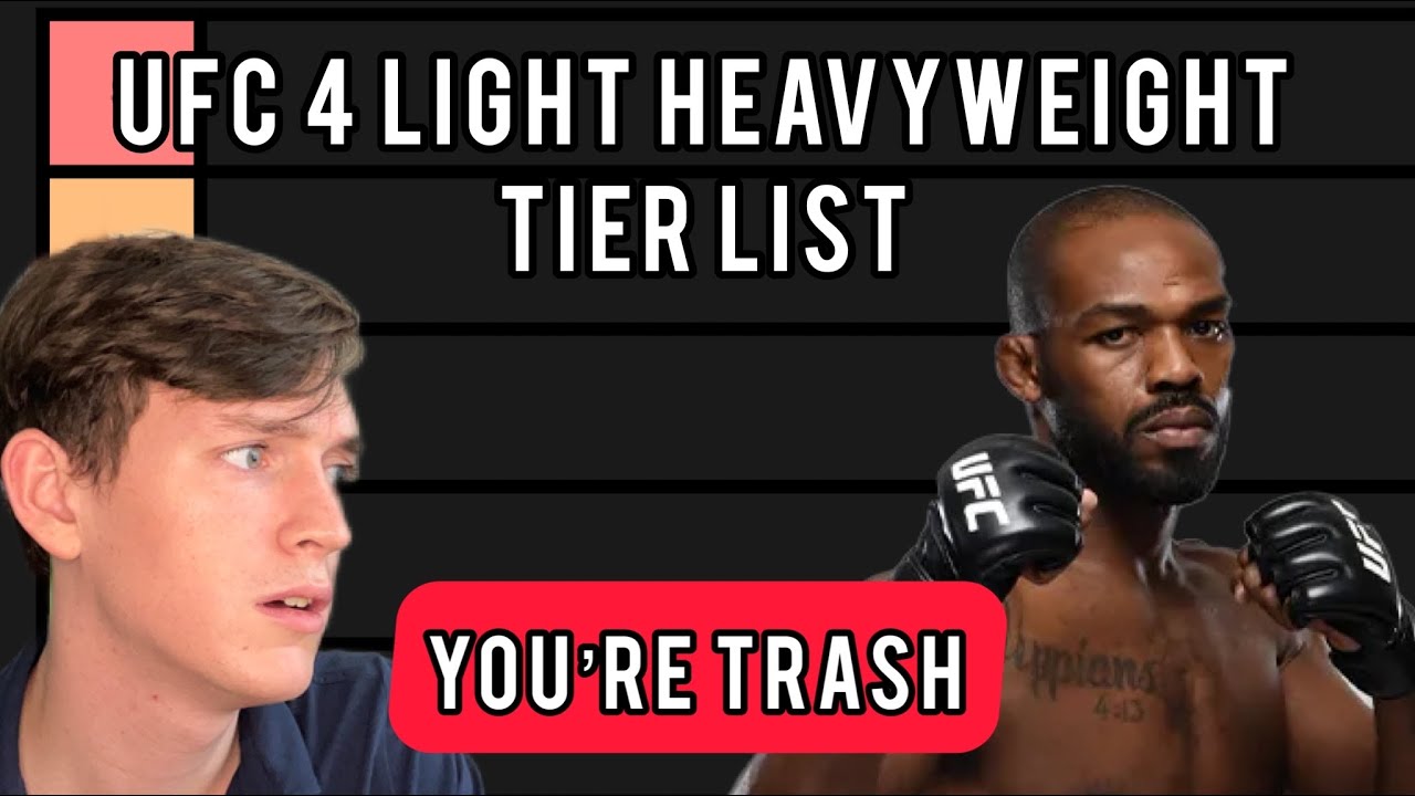 UFC 4 Light Heavyweight Tier List! (Jon Jones Counter???) - YouTube