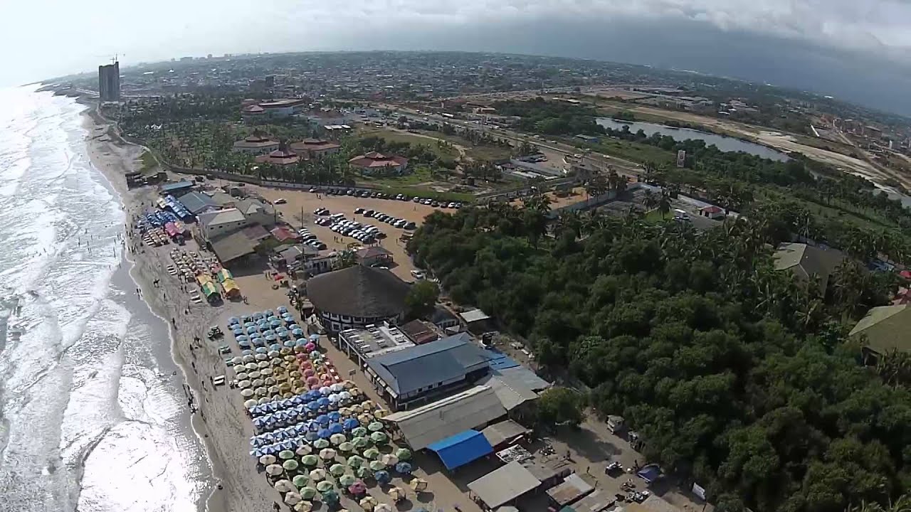 Livin it up at Labadi Beach - YouTube