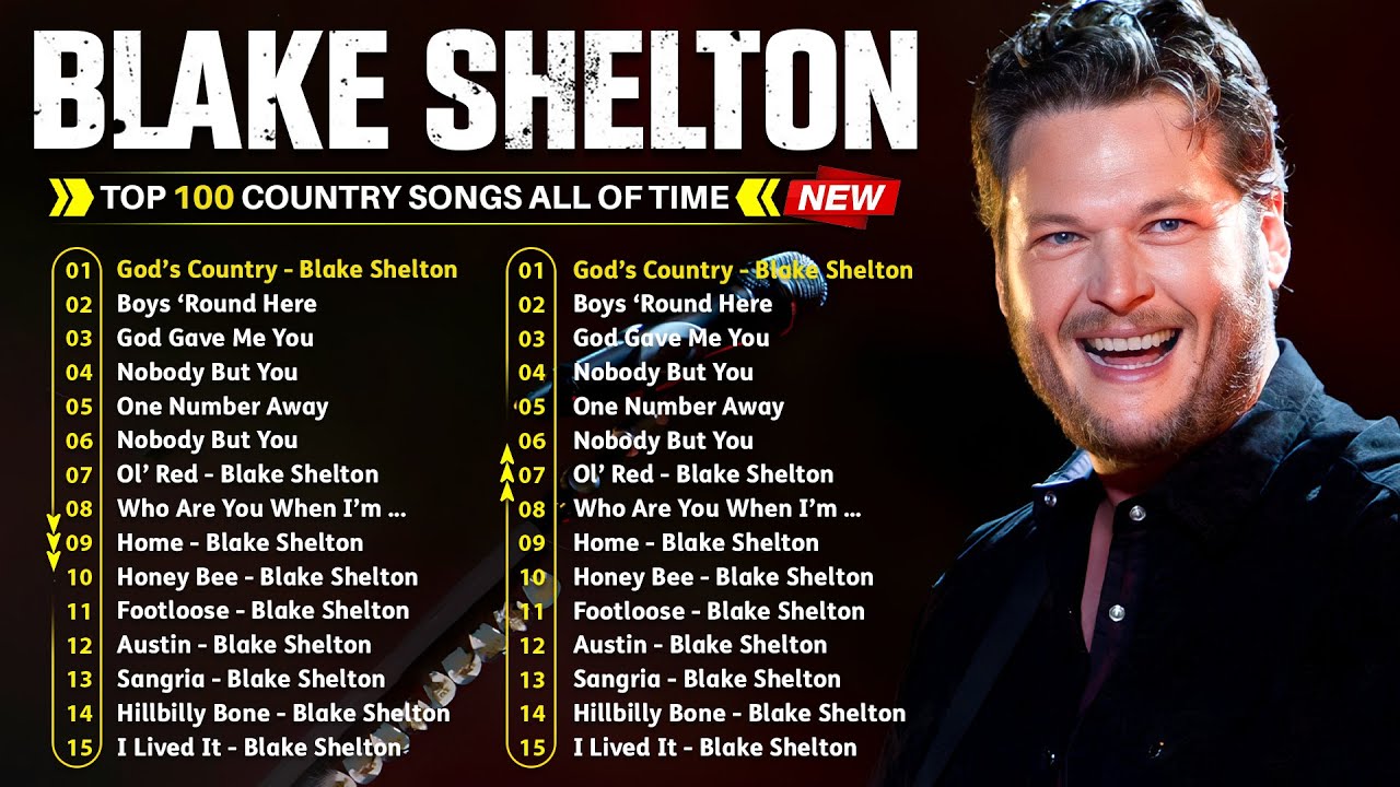 Country Music Playlist 2025 🦽 Blake Shelton, Kane Brown, Luke Combs ...