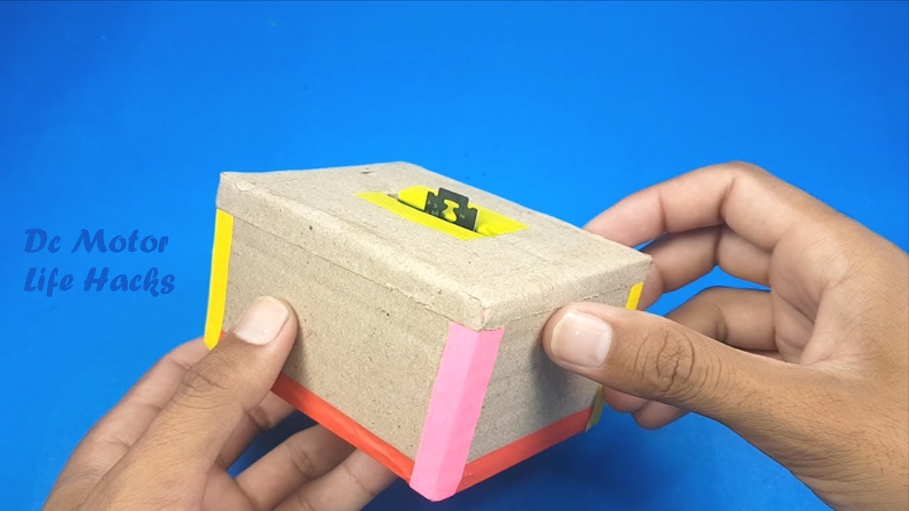 Dc motor Life Hacks | How to make mini Paper Cutter | DIY Idea - YouTube