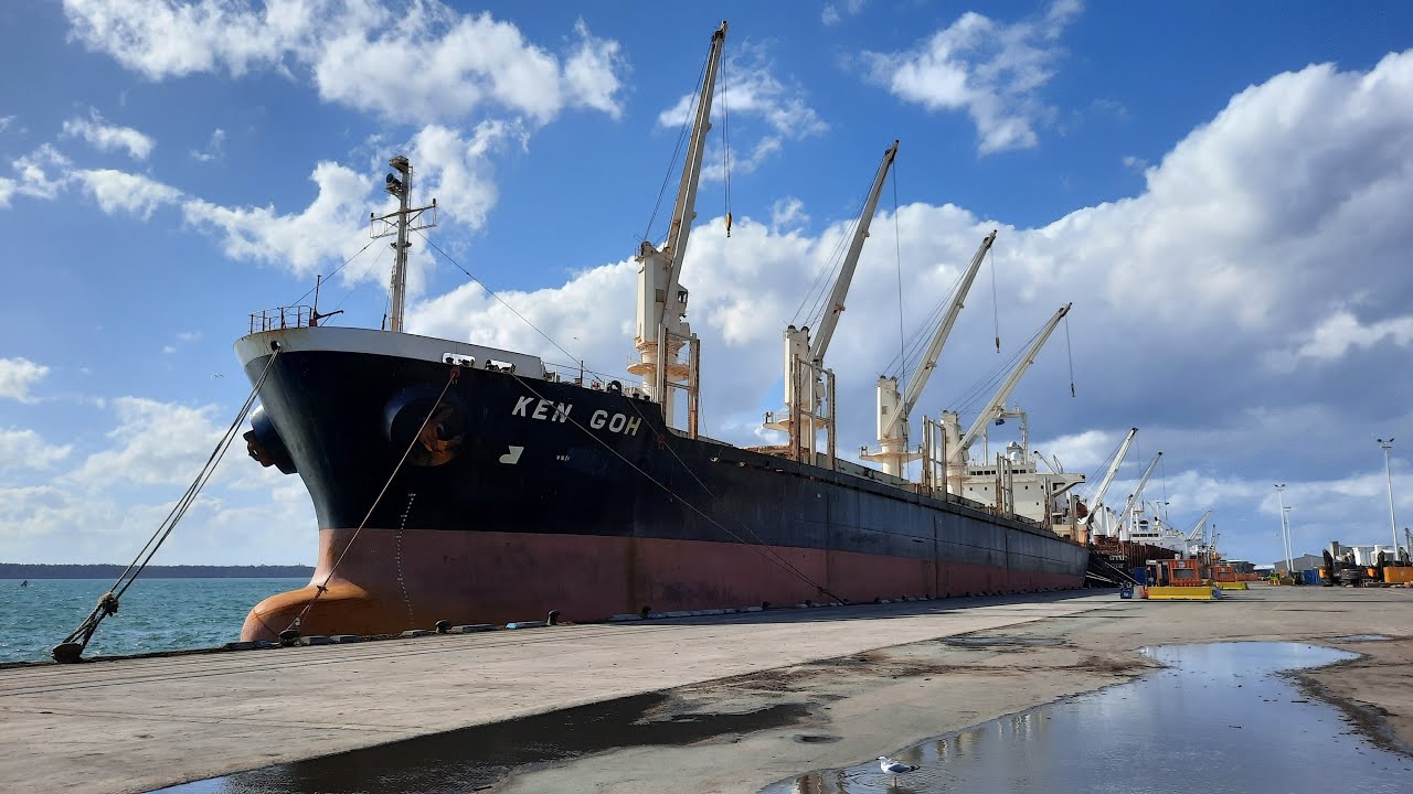 M/V KEN GOH - ship condition (photos) & loading logs on decks (videos ...
