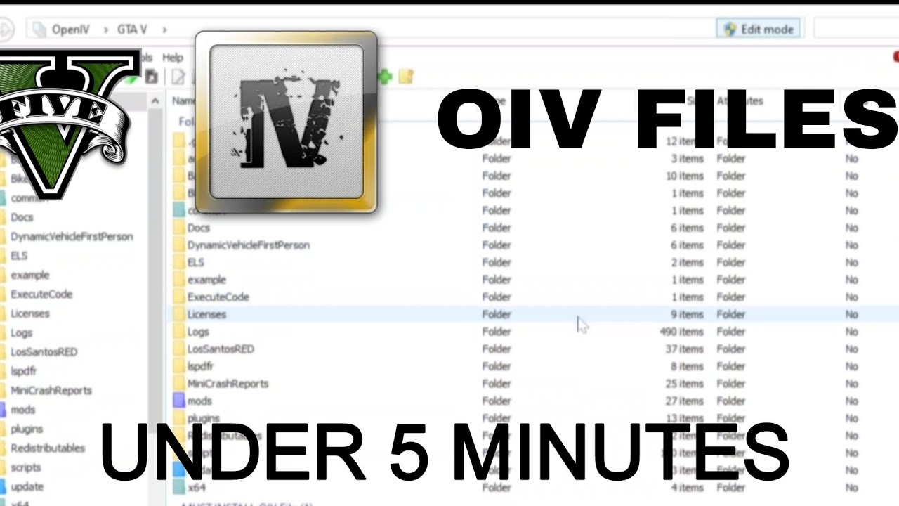GTA V - How to easily install .OIV files - YouTube