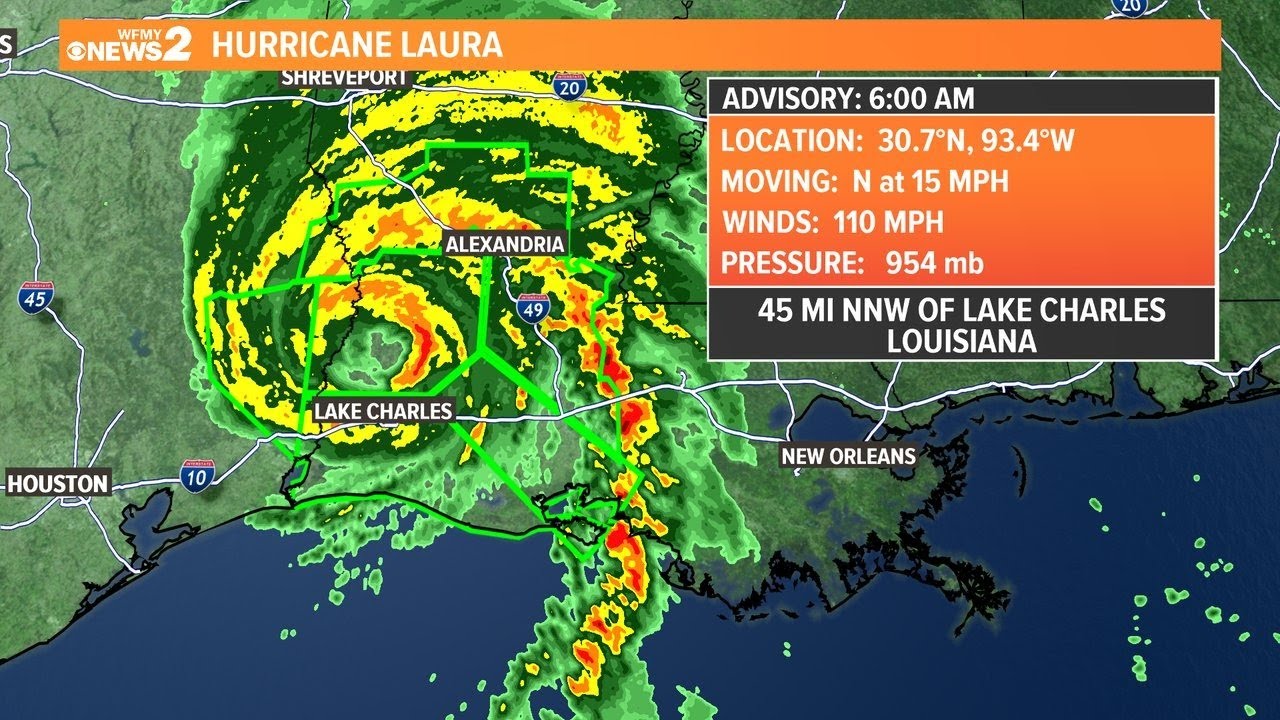 LIVE RADAR: Hurricane Laura - YouTube