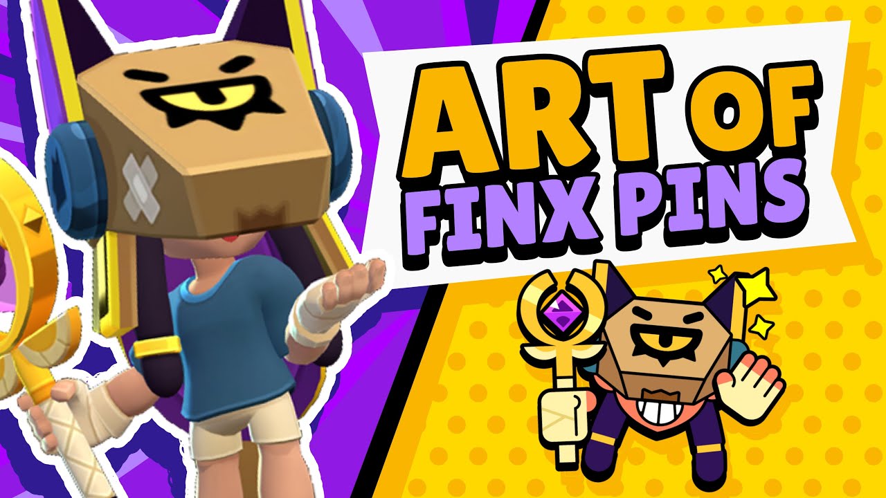 How I made FINX Pins for Brawl Stars | #Finx - YouTube