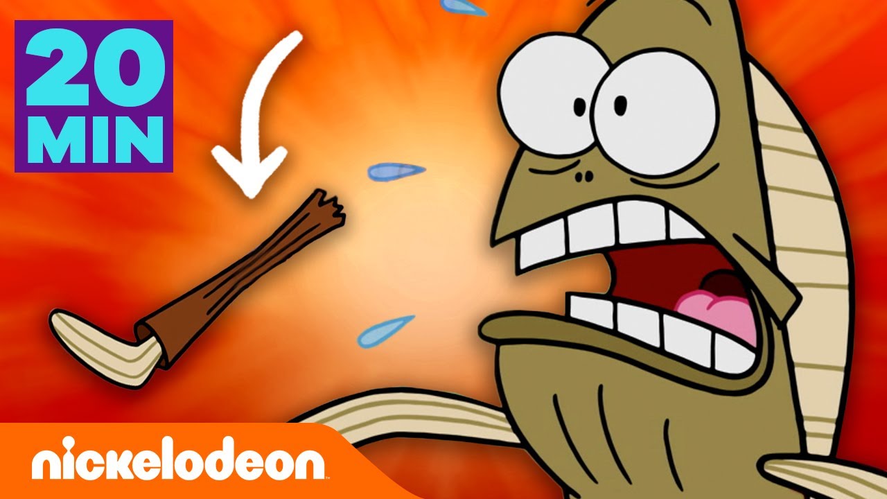 SpongeBob | LA GAMBA! 20 MINUTI ininterrotti di Divertimento con Fred ...