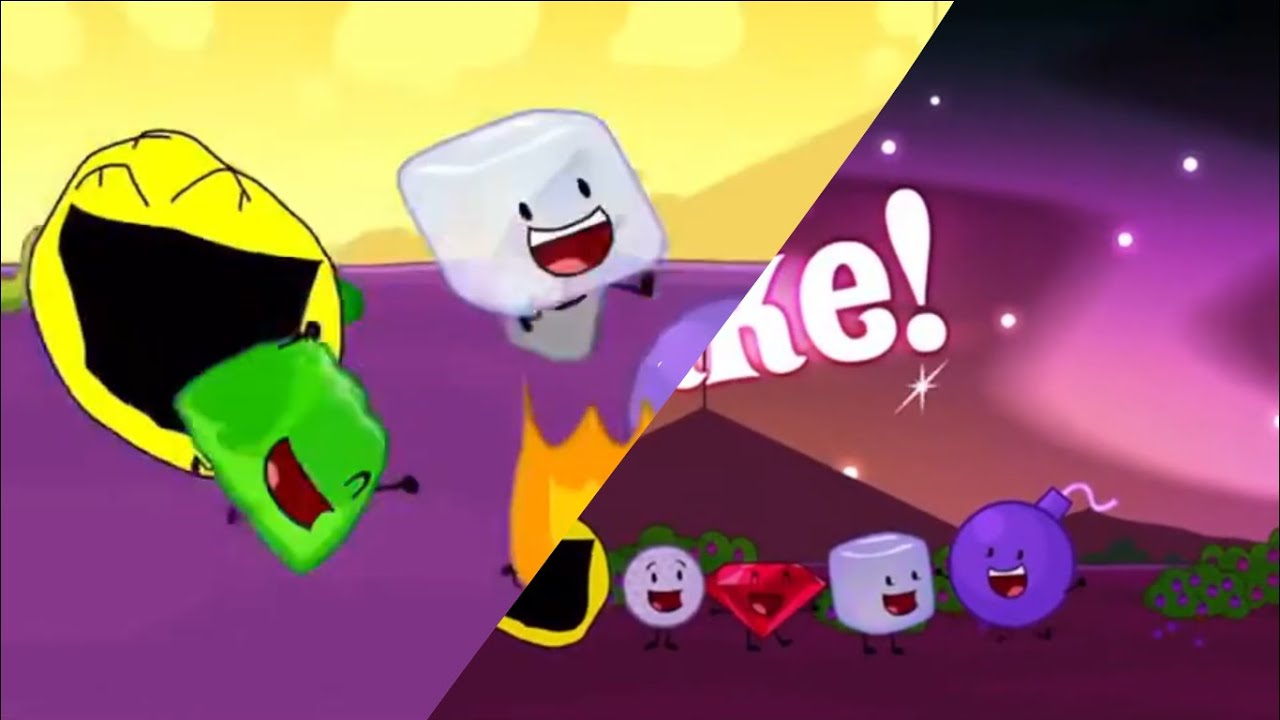 BFDIA 17 Cake at Stake intro vs BFDIA 18 Cake at Stake intro - YouTube