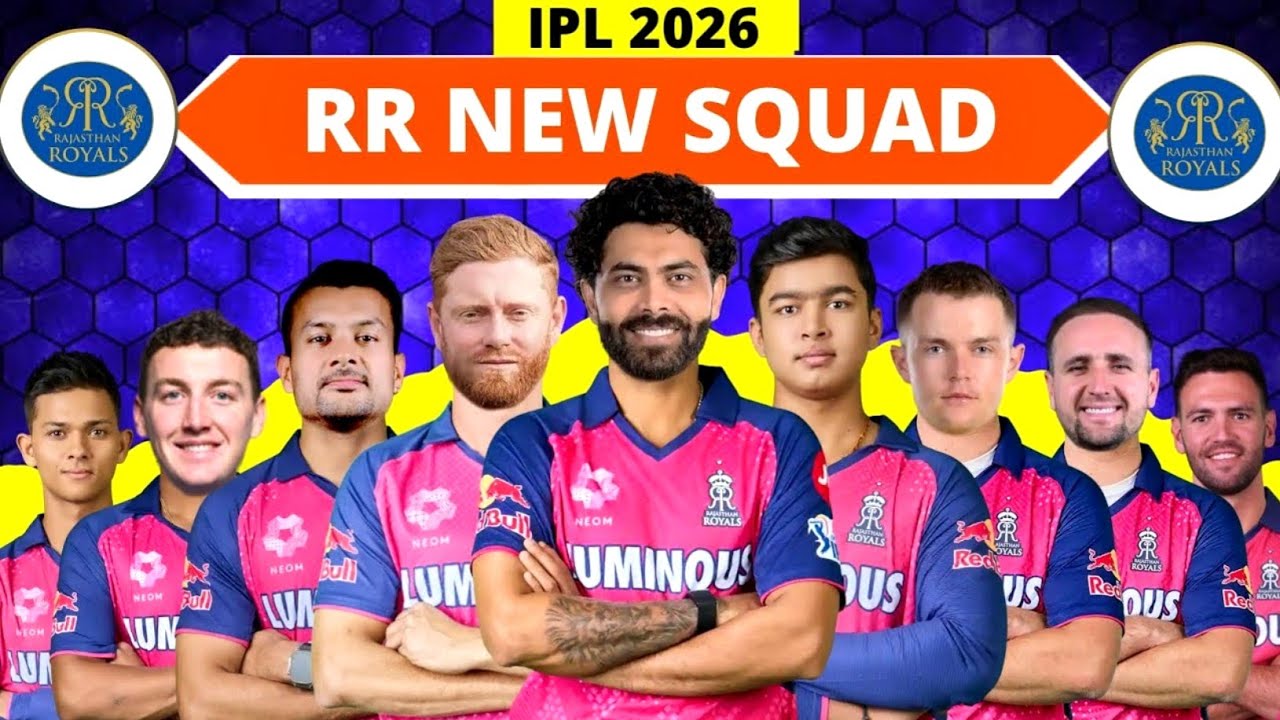 IPL 2026 - Rajasthan Royals Team Full Squad | RR New Squad 2026 | RR ...