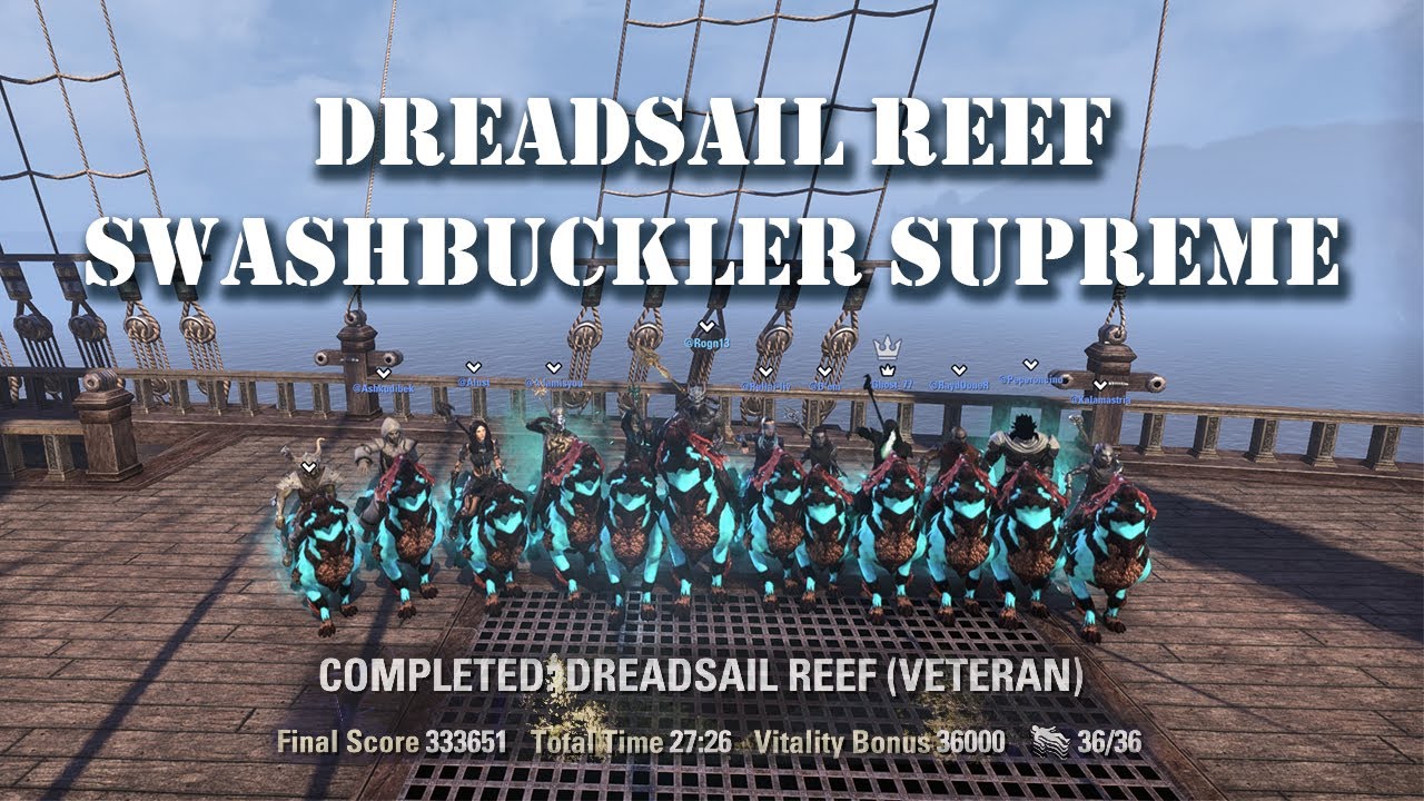 ESO - DD ARC PoV | Dreadsail Reef / DSR - SBS | Mindf*ckers - U42 - YouTube