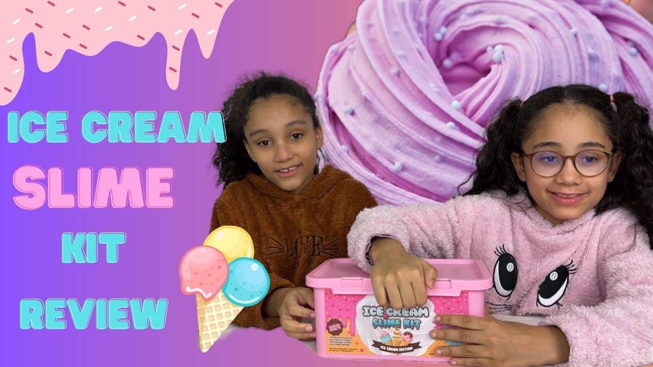 Ice Cream Slime Kit Review! - YouTube