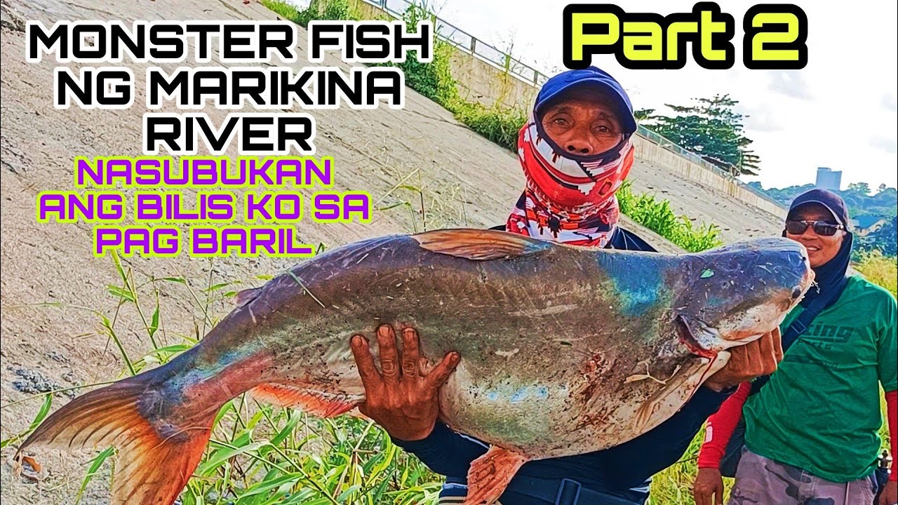 MONSTER FISH NG MARIKINA RIVER / NASUBUKAN ANG BILIS KO/ PART 2/TIKSAY ...