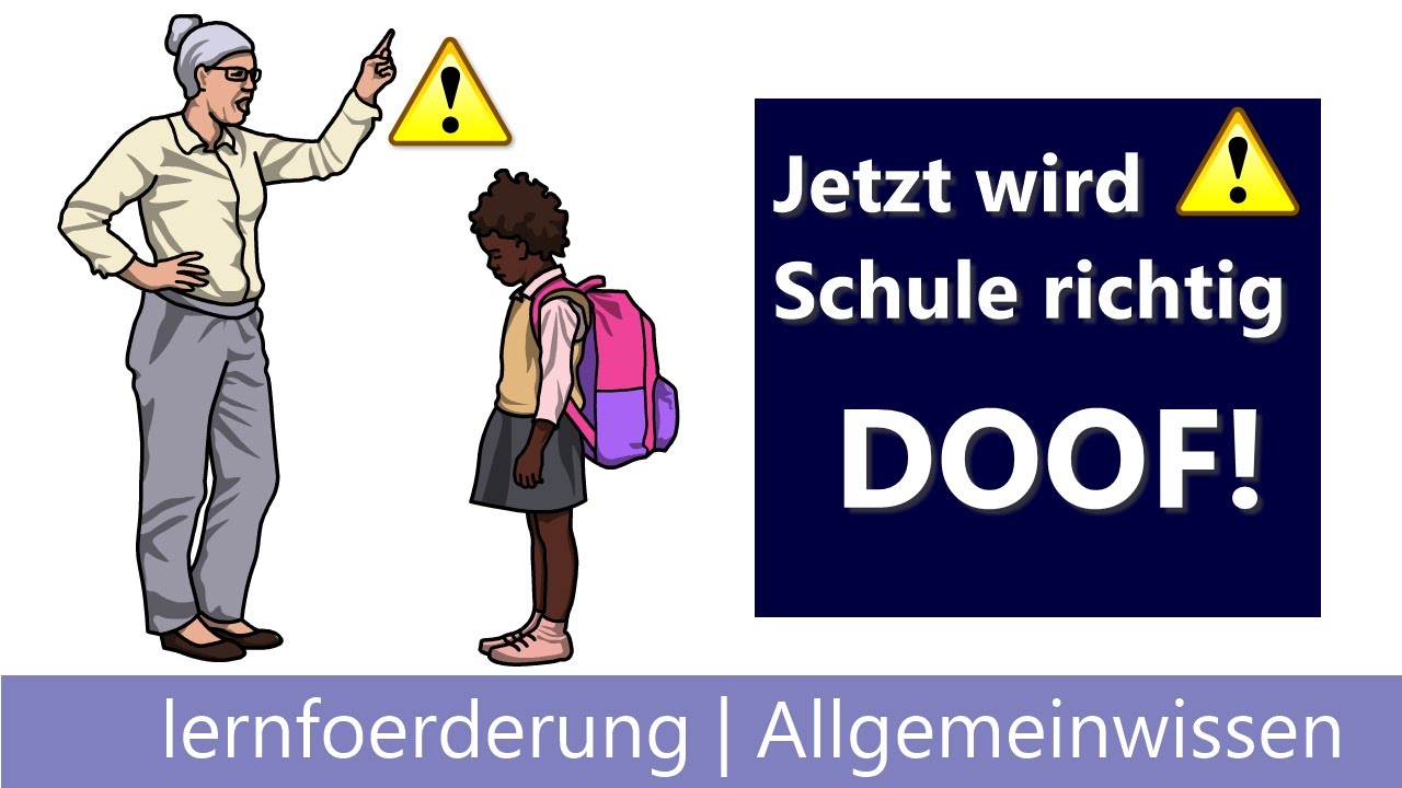 Wird Schule jetzt richtig doof? Regeln für den Schultag - YouTube