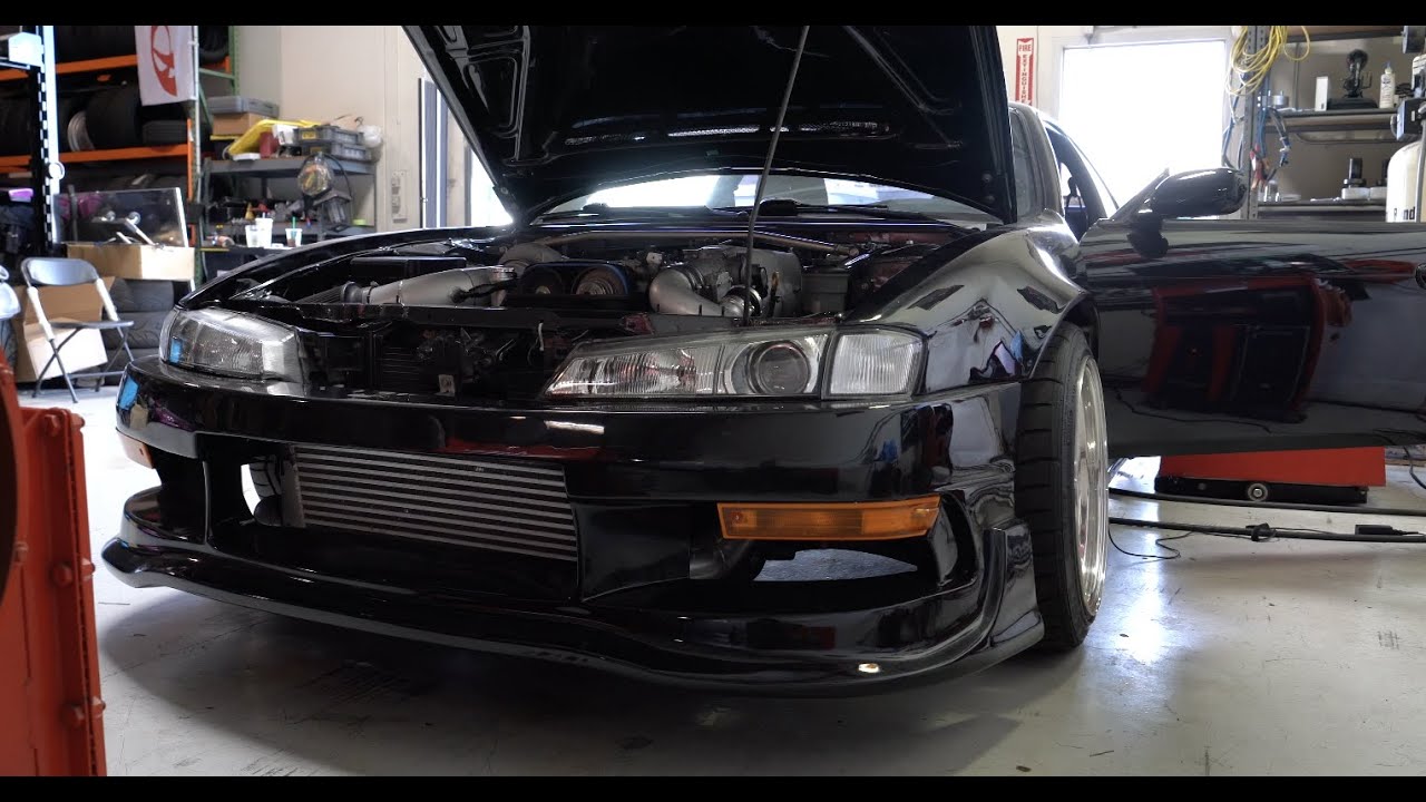 2JZ 240SX Makes Crazy Power - YouTube