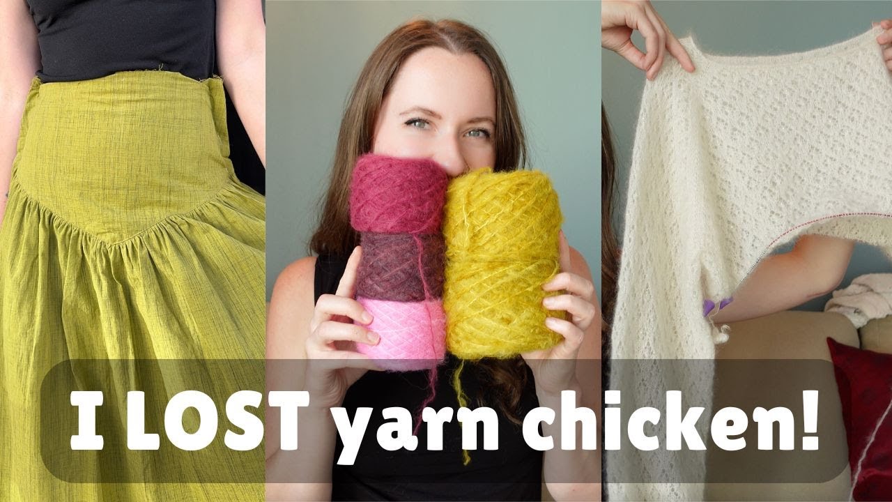 ESC Podcast ~ Finishing forgotten projects, losing yarn chicken ...