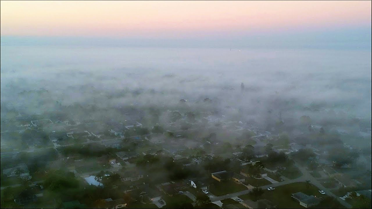 Fog - Drone View - YouTube