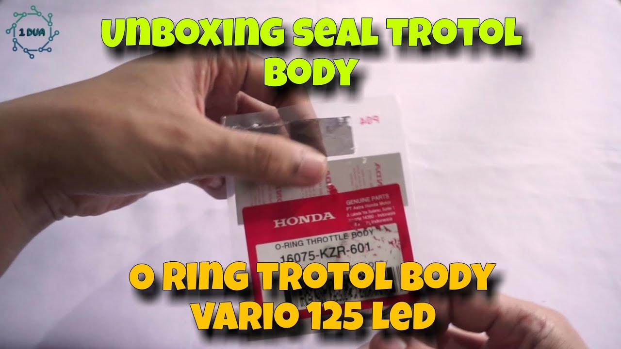 unboxing seal trotol body vario 125 led - YouTube