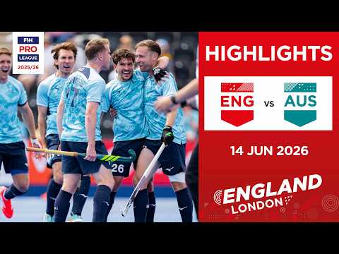 England vs Australia (M) | Full Highlights | FIH Hockey Pro League 2025-26 | 14 June 2026