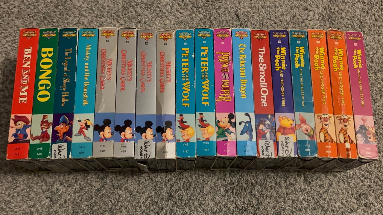 My Walt Disney Mini Classics VHS Collection - YouTube