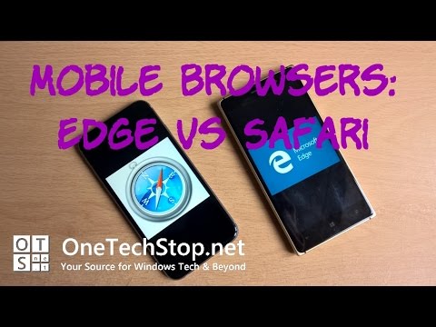 Mobile Browsers: Safari Vs Edge - YouTube