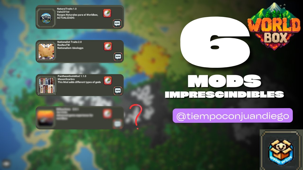 ¡Top Los 6 Mods Más ÉPICOS que No Pueden Faltar en WorldBox! 🔥🚀. - YouTube