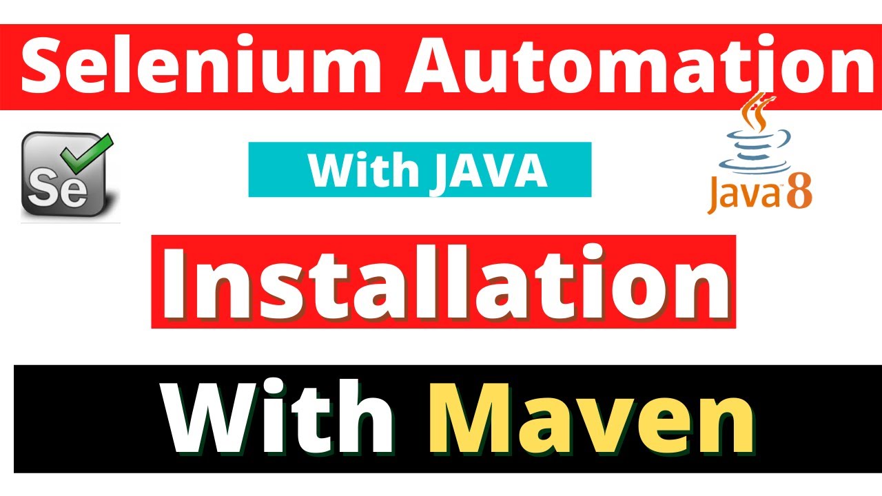 Selenium Intallation With Maven | Basic Automation | part-2 - YouTube