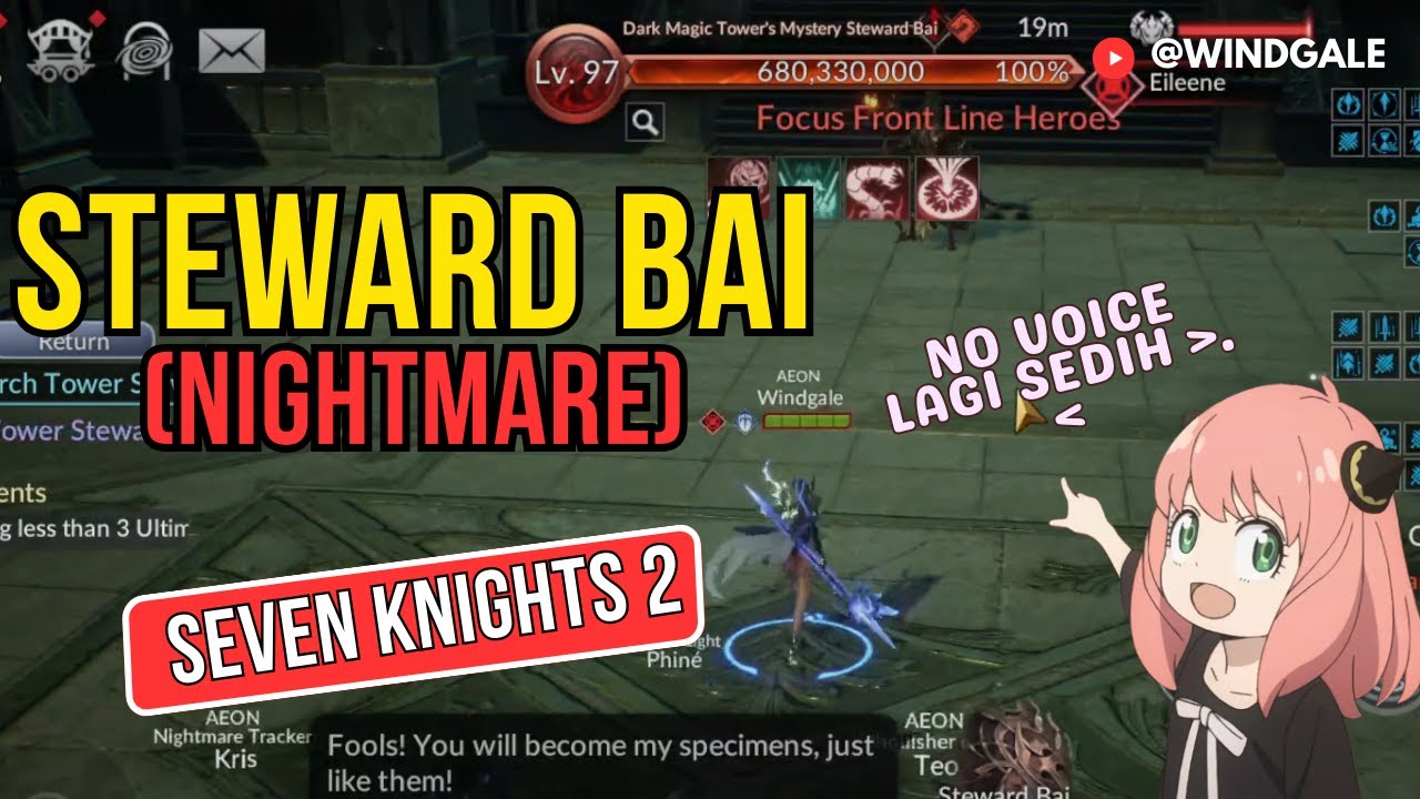 STEWARD BAI Nightmare - Seven Knights 2 - YouTube
